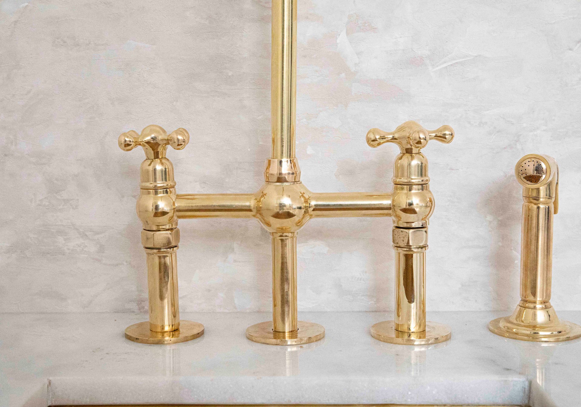 Zoom Expand image caption Unlacquered Brass Faucets | Kitchen Brass ...