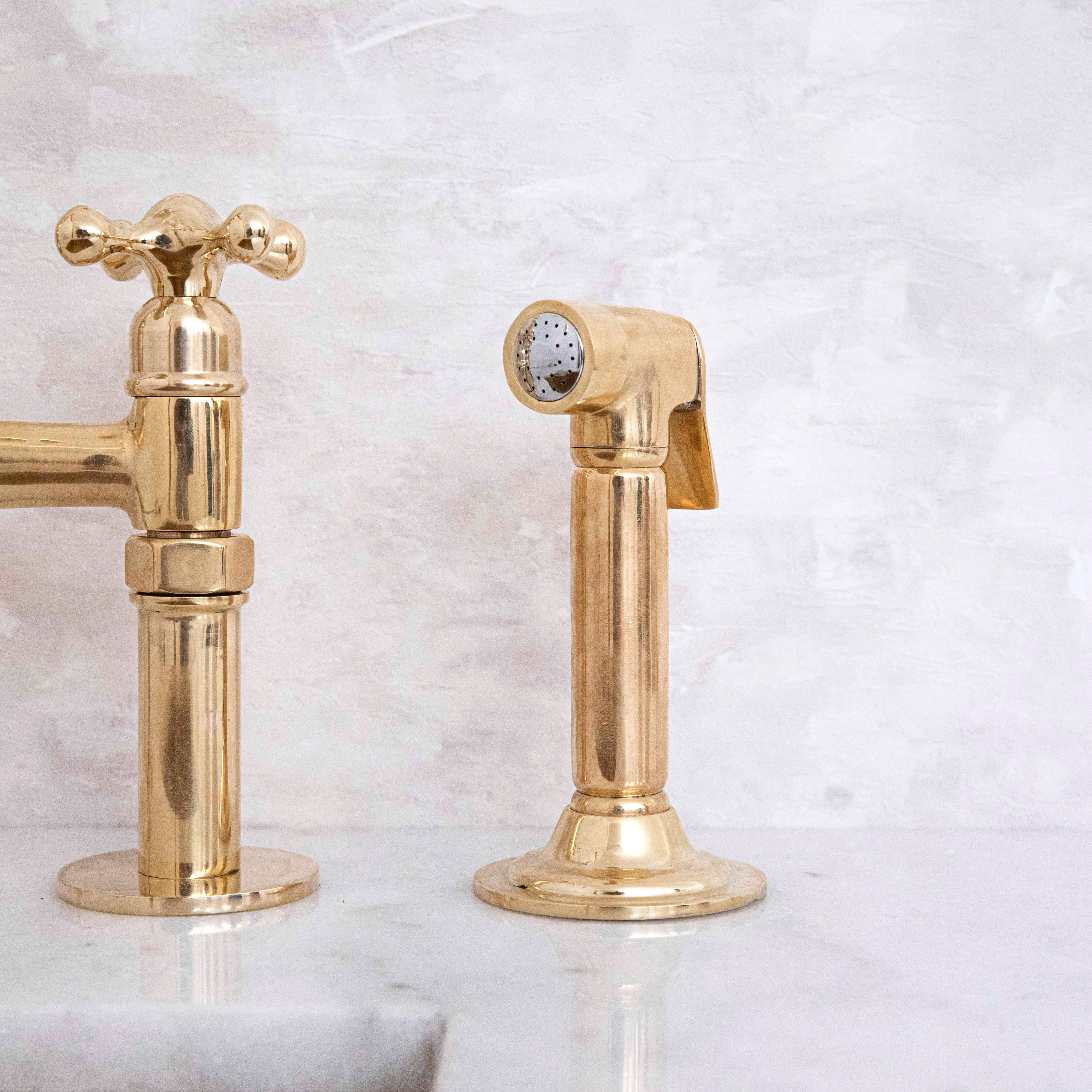 Zoom Expand image caption Center Ball Bridge Faucets | Solid Brass ...