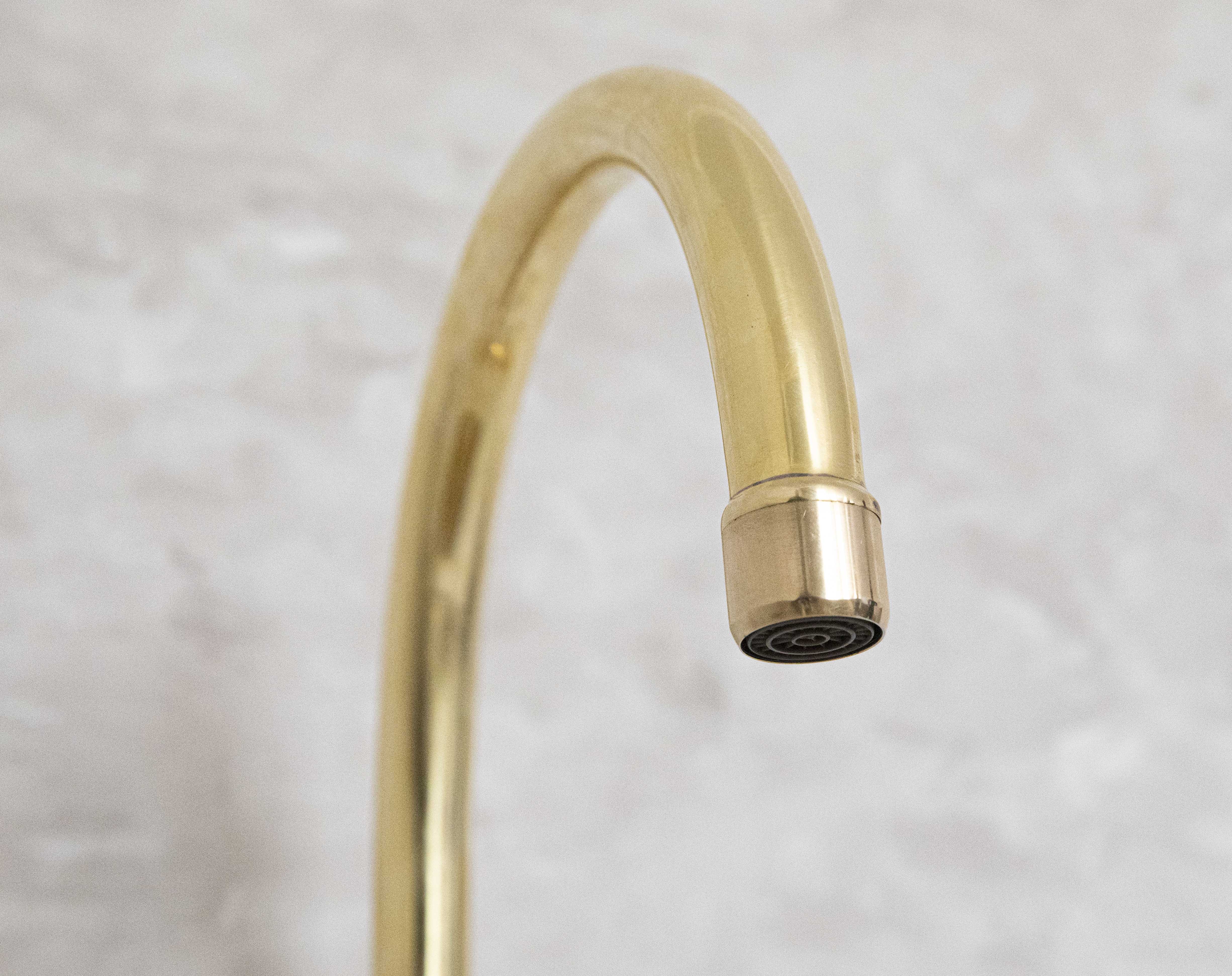 Zoom Expand image caption Unlacquered Brass Faucets | 3 Holes Brass ...